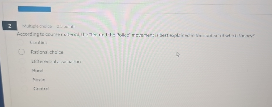 Solved 2Multiple choice 0.5 ﻿pointsAccording to course | Chegg.com