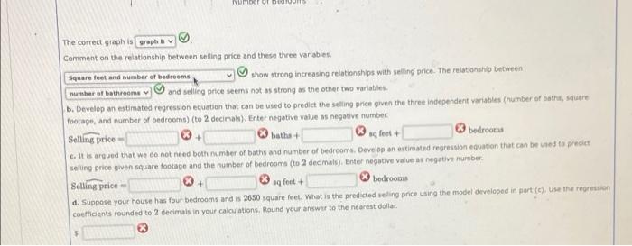 Solved Number The Correct Graph Is Graph Comment On The
