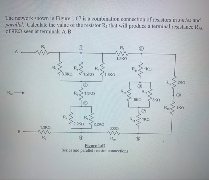 Solved The Network Shown In Figure 1 67 Is A Combination