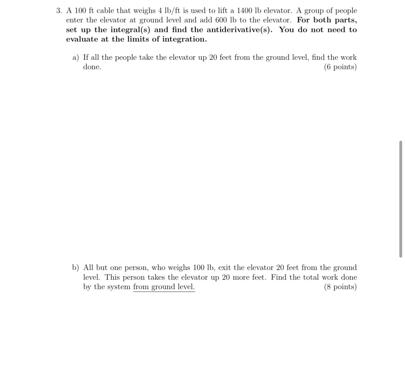 Solved Solve STEP by STEP and SHOWING all the WORK. A 100 | Chegg.com