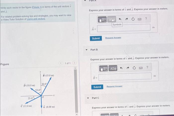 Solved Write each vector in the figure (Eiguice 1 ) in tetms | Chegg.com