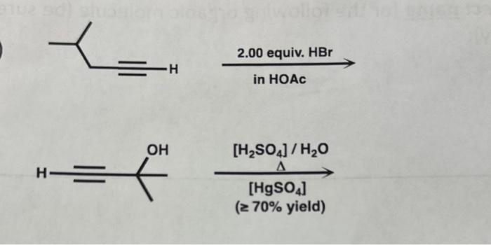 Solved in HOAc2.00 equiv. HBr | Chegg.com