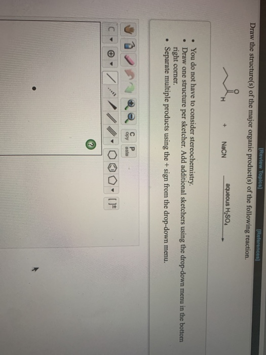 Solved [Review Toples) (References] Draw the structure(s) of | Chegg.com