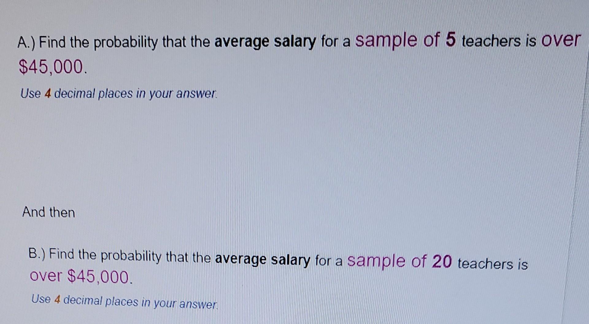 [Solved]: A.) Find the probability that the