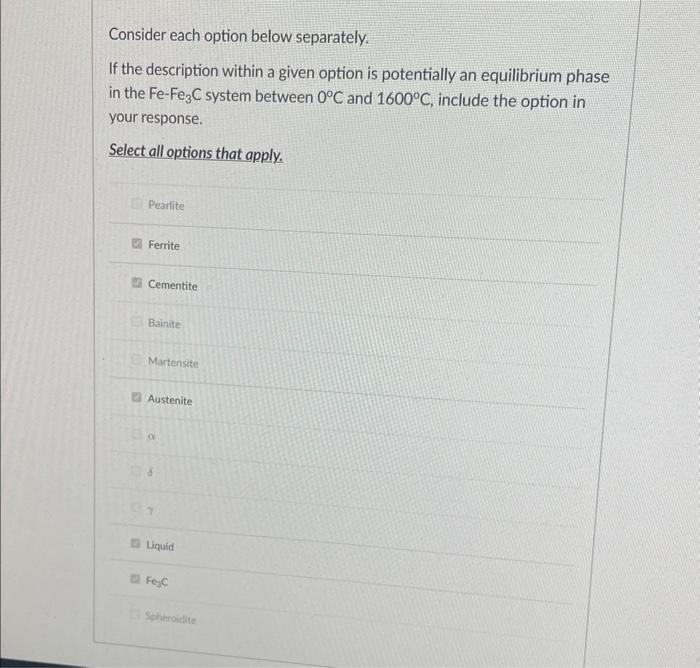 Consider each option below separately. If the | Chegg.com