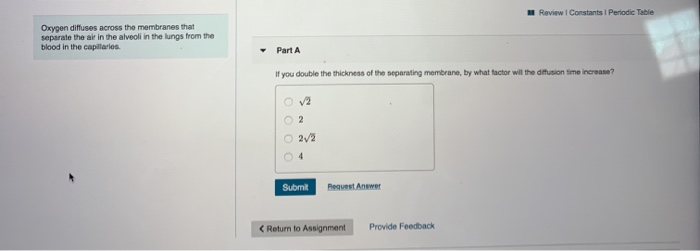 Solved Review I Constants I Periodic Table Oxygen diffuses | Chegg.com