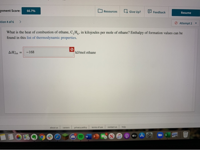 Solved gnment Score: 66.7% Resources Give Up? Feedback | Chegg.com