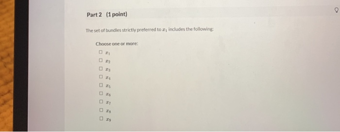 Solved 11 Question (2 points) Consider the following | Chegg.com Solved 11 Question (2 points) Consider the following | Chegg.com