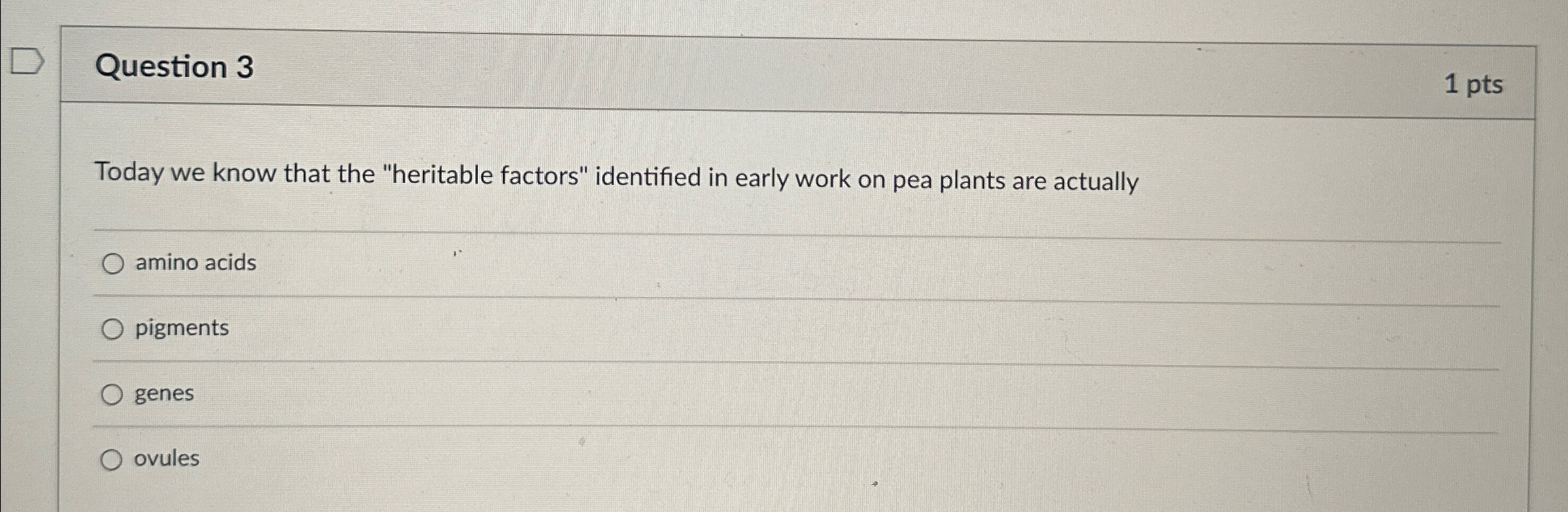 Solved Question 31 ﻿ptsToday we know that the "heritable | Chegg.com