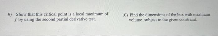 Solved For # 7-13, assume a rectangular box is placed in the | Chegg.com