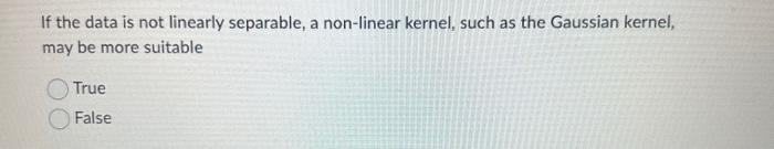 Solved \r\n\r\n\r\nIf the data is not linearly separable, a | Chegg.com