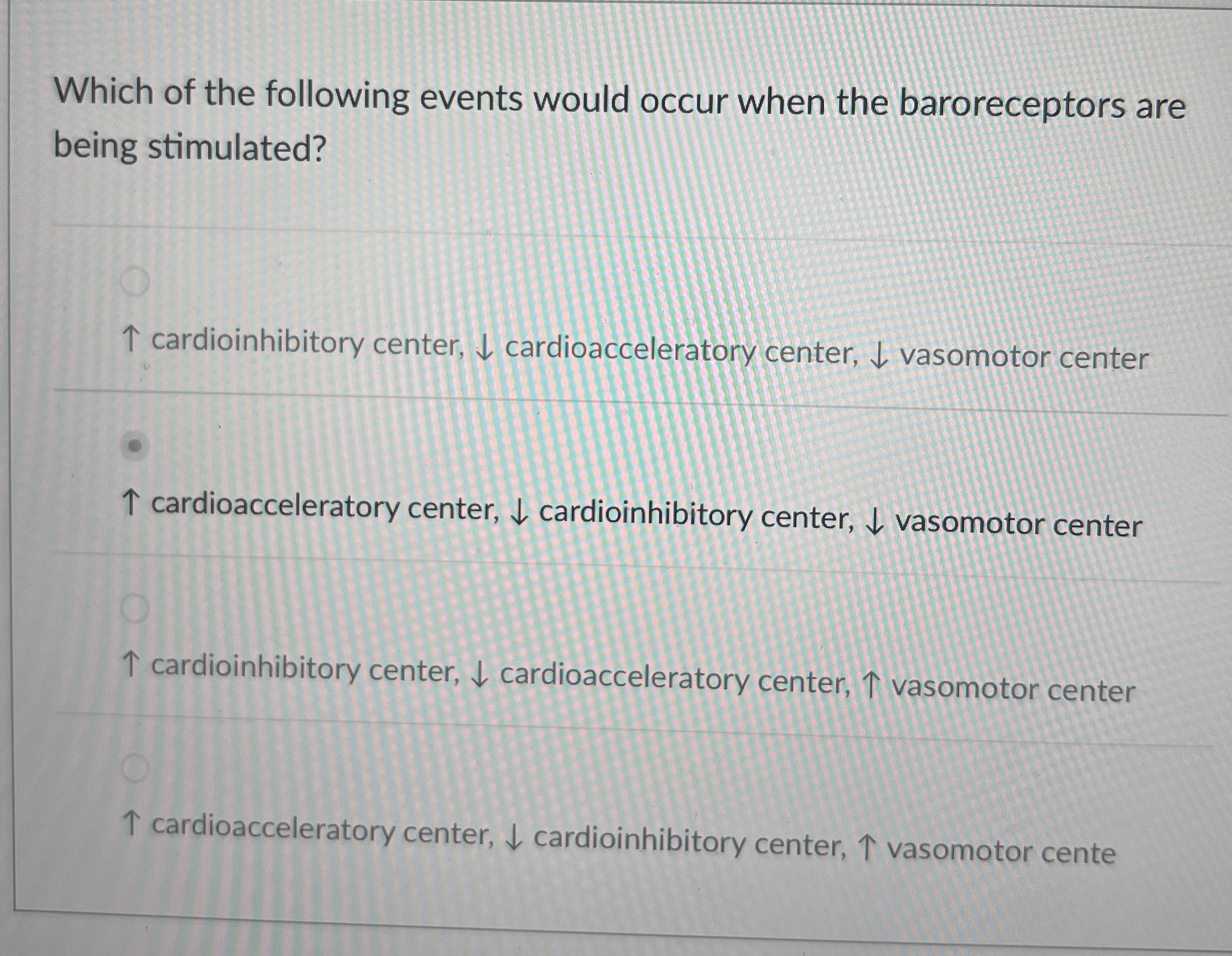 Solved Which of the following events would occur when the | Chegg.com