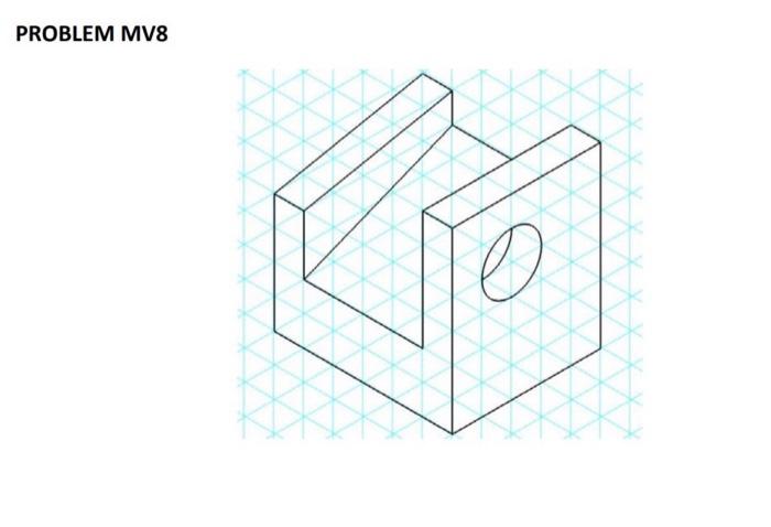 Solved For each problem assigned, create a multi-view | Chegg.com
