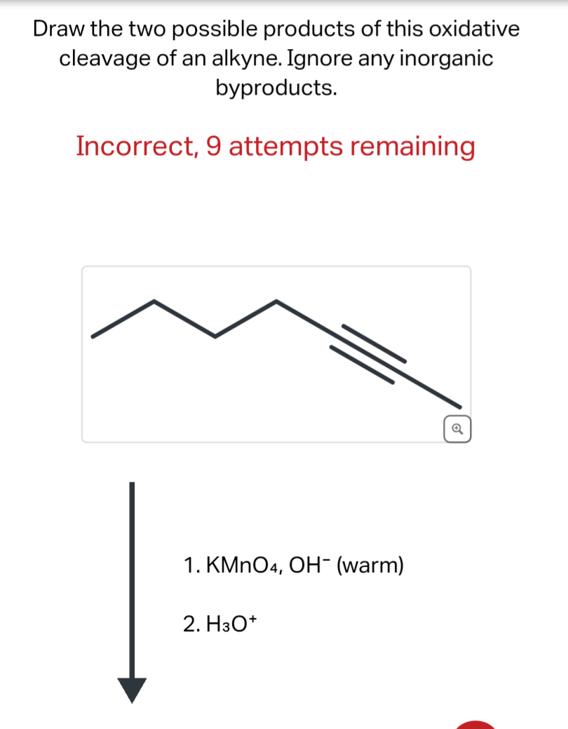 Solved Draw the two possible products of this | Chegg.com