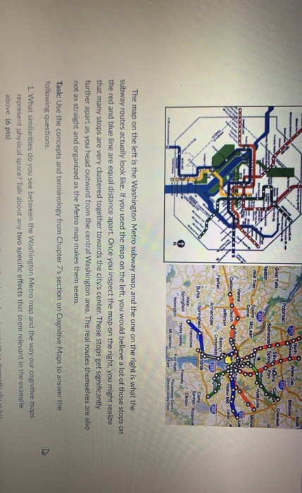 What similarities do you see between Washington Metro | Chegg.com
