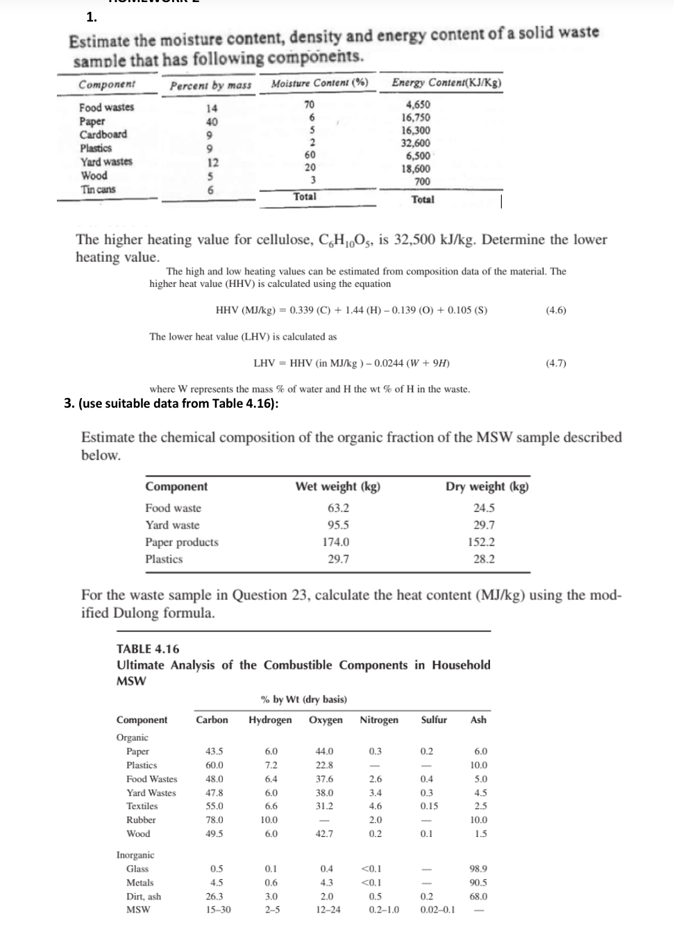 Solved by an EXPERT Estimate the moisture content, density and energy | Chegg.com