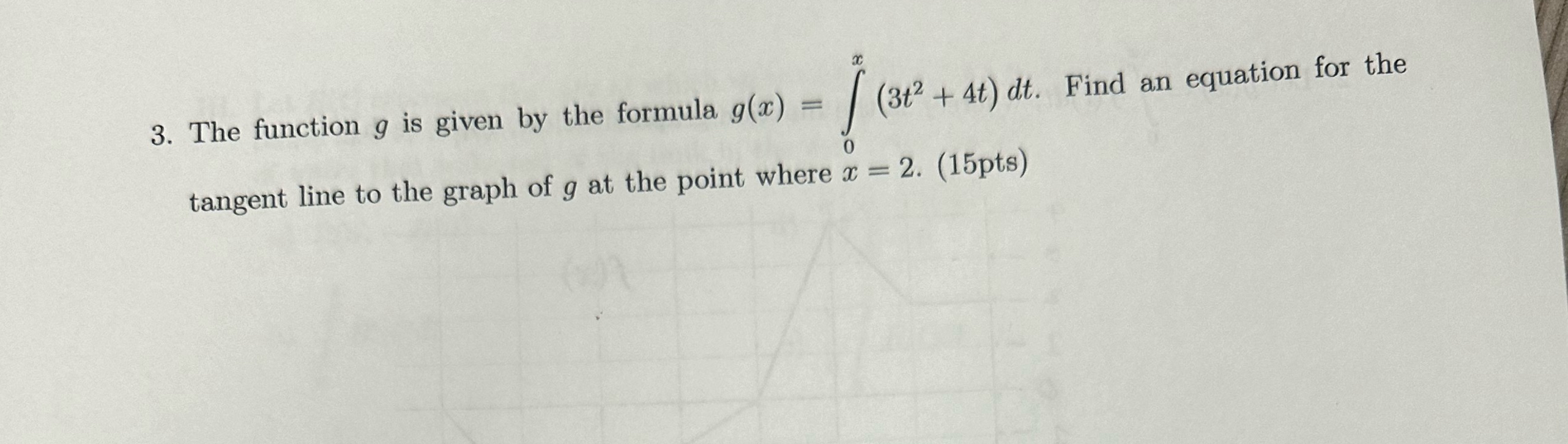 Solved The function g ﻿is given by the formula | Chegg.com
