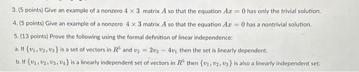 Solved 3. ( 5 points) Give an example of a nonzero 4×3 | Chegg.com