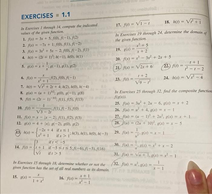 Solved In Exercises I through 14, compute the indicated 17. | Chegg.com