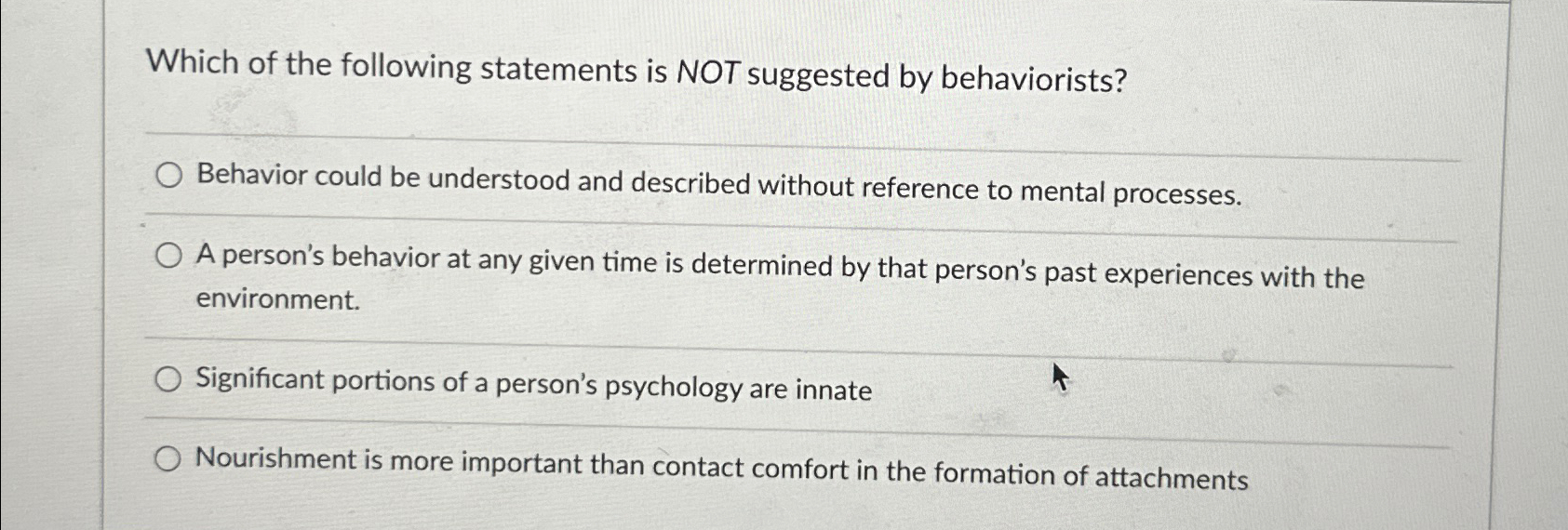 Solved Which of the following statements is NOT suggested by | Chegg.com