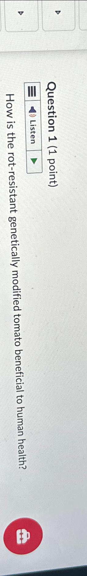 Solved Question 1 (1 ﻿point)!How is the rot-resistant | Chegg.com