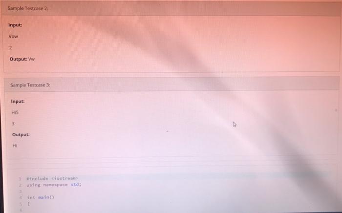 Solved Task - 1 - D: String editing Collapse content You are | Chegg.com