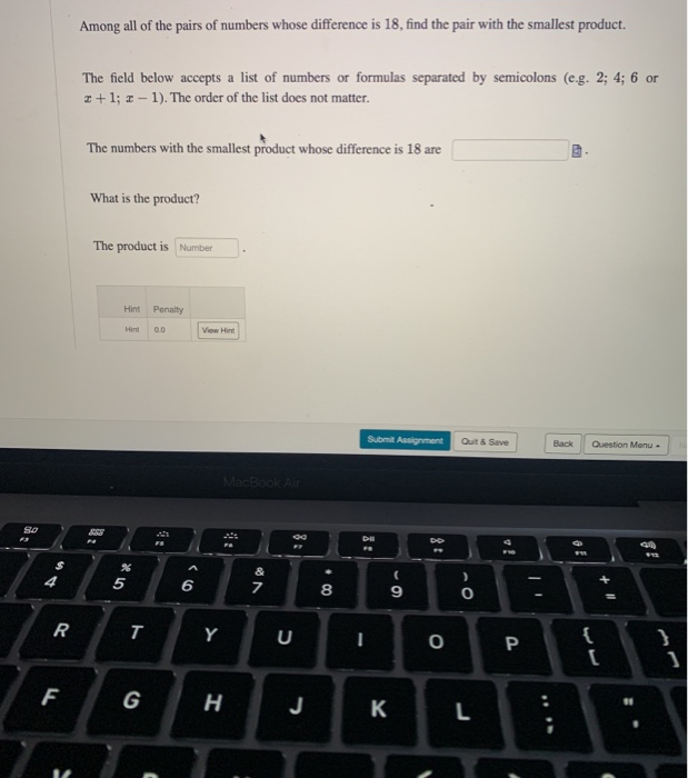 Solved Among all of the pairs of numbers whose difference is | Chegg.com