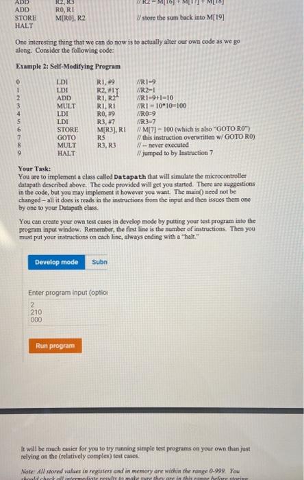 Solved We will be emulating (modeling) a microcontroller | Chegg.com