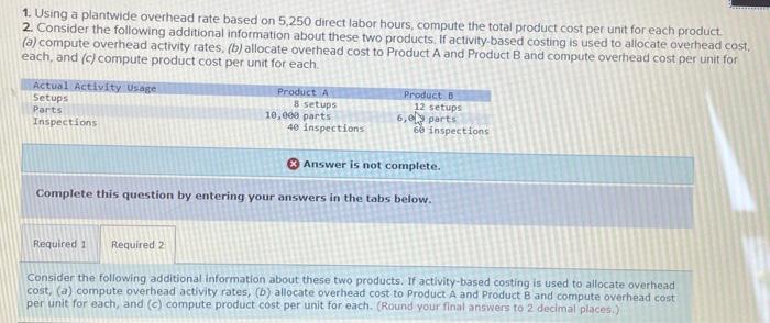 Solved Exercise 17-11 (Algo) Computing product cost per unit | Chegg.com