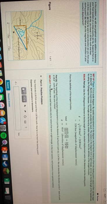 Solved 4 of 7 In this problem, we will use graphical vector | Chegg.com