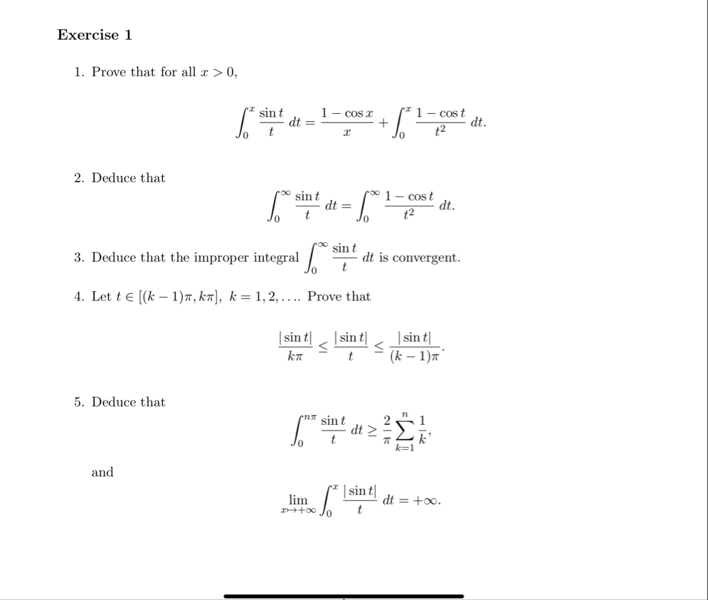 Solved Exercise 1Prove that for all | Chegg.com
