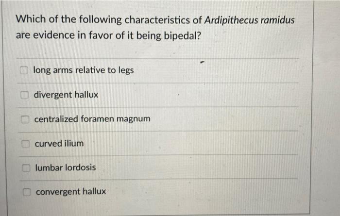 Solved Which of the following characteristics of | Chegg.com