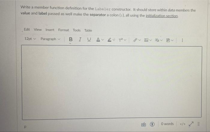 Solved Consider the following template class with 2 type | Chegg.com