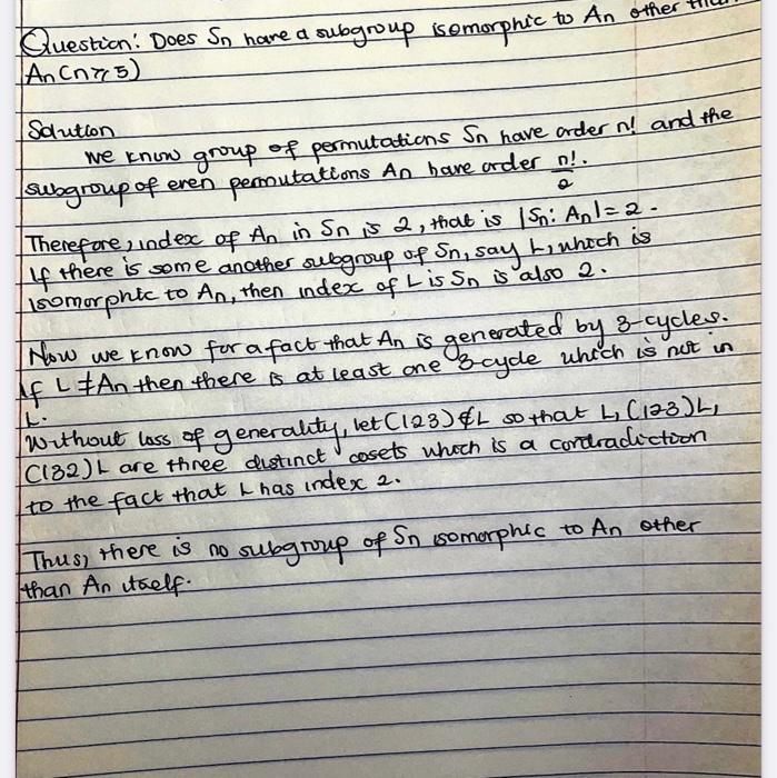 Solved can you please explain why those three cosets are | Chegg.com