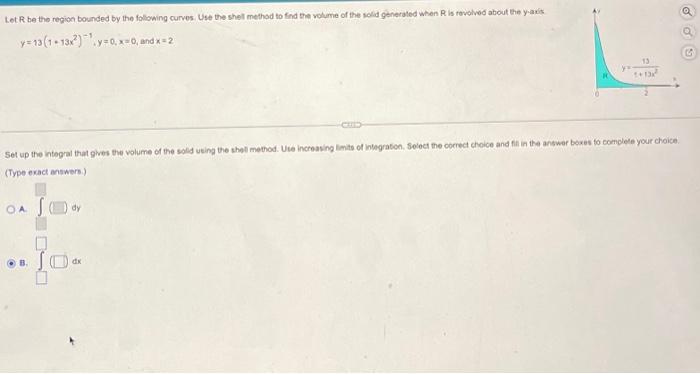 Solved Let R be the region bounded by the following curves. | Chegg.com