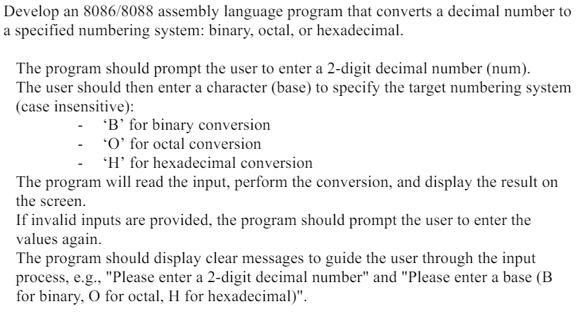Solved Assembly 8086/88 ﻿PROVIDE SOLUTION AND OUTPUT | Chegg.com