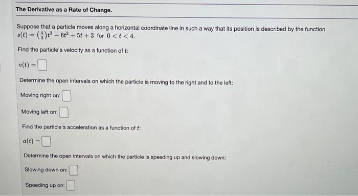 Solved Suppose that a particle moves along a horizontal | Chegg.com