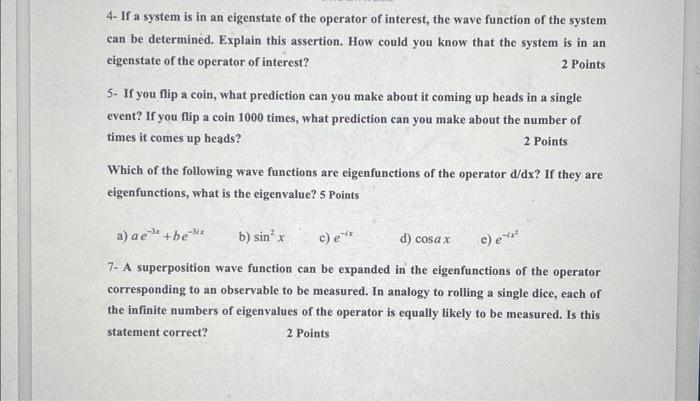 Solved II- Long problem (17 points) 1- Find the value of the | Chegg.com