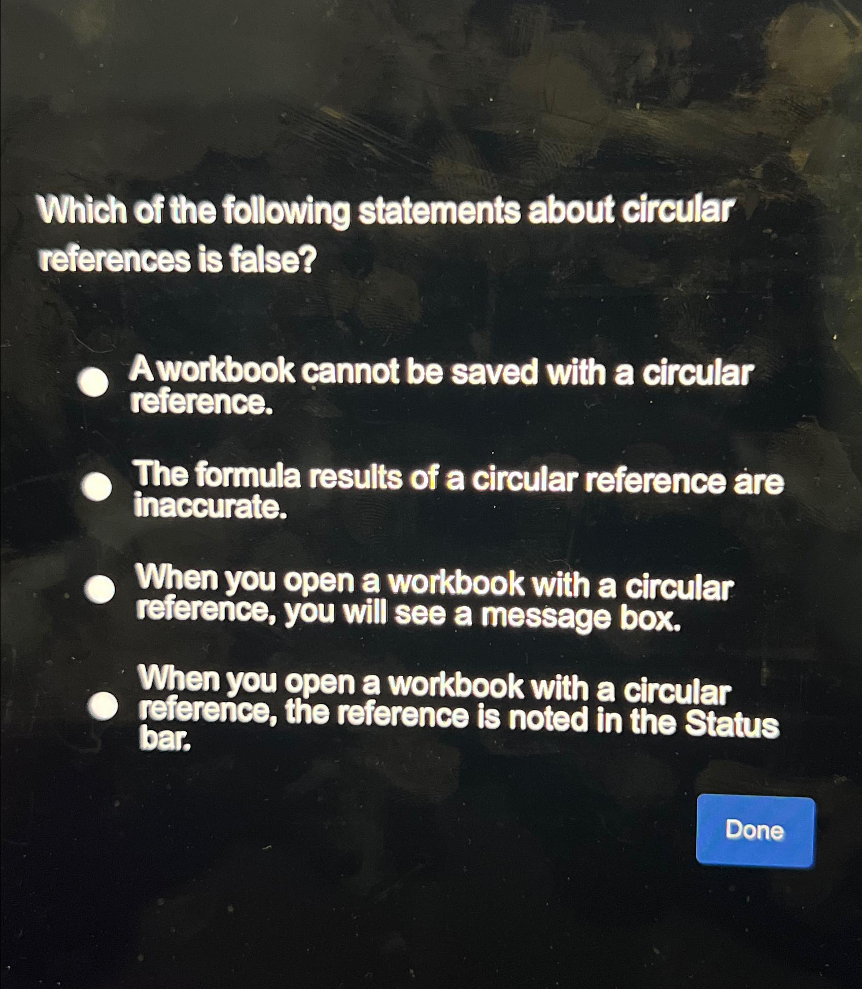 Solved Which of the following statements about circular | Chegg.com