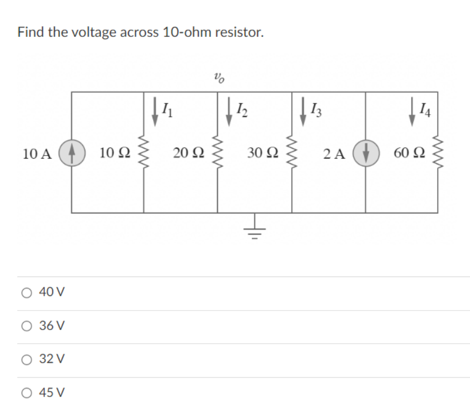 Solved Find the power dissipated by 1-ohm resistor. 10 Ω i1 | Chegg.com