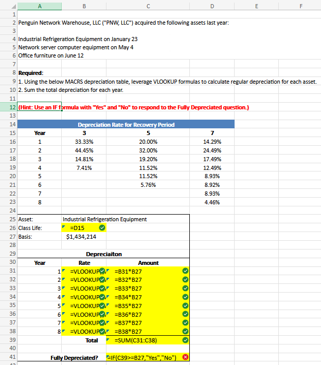 Solved It says my IF function is wrong even thought it's | Chegg.com