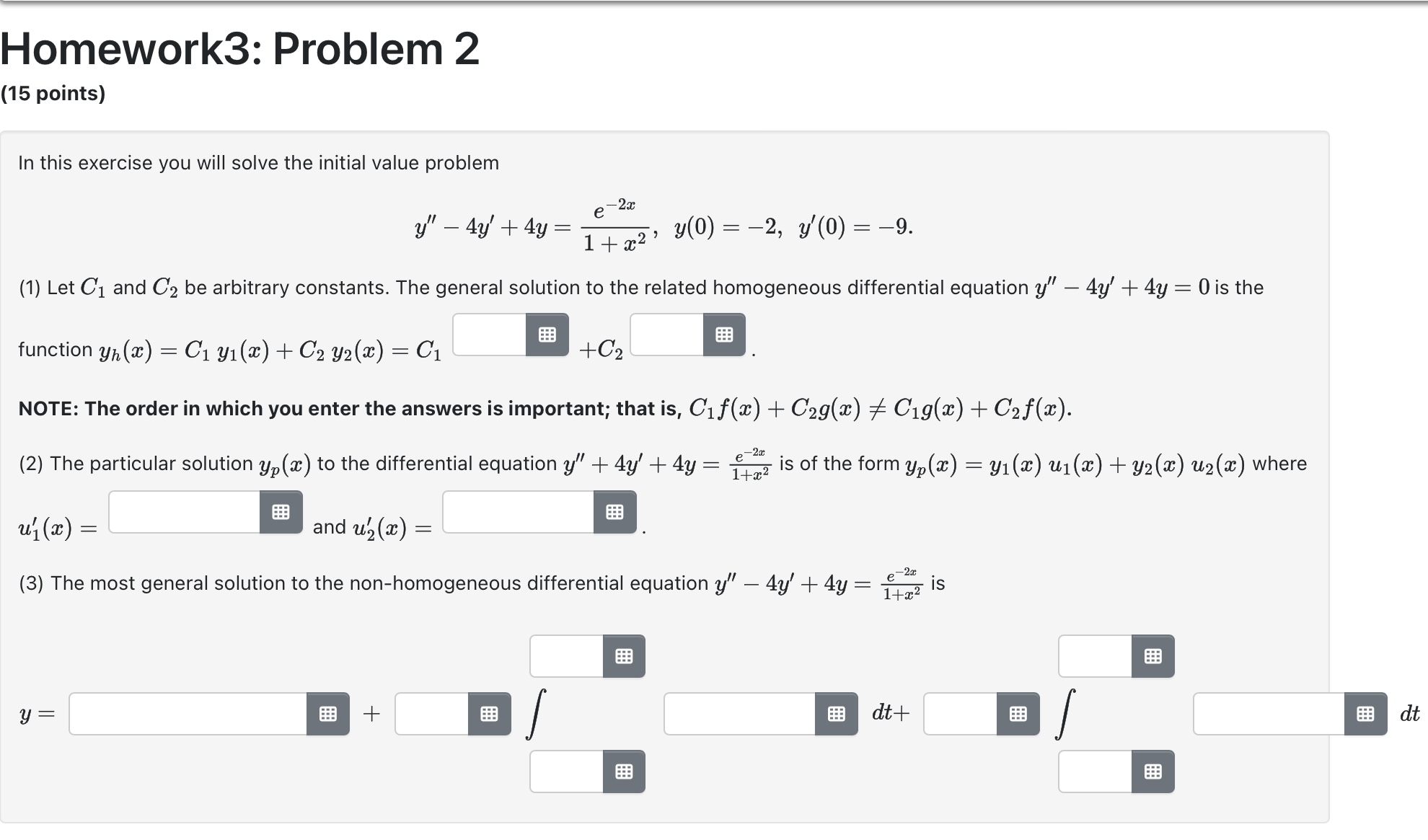Solved Homework3: Problem 2(15 ﻿points)In this exercise you | Chegg.com