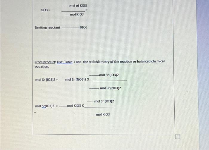 Solved Calculations 2. Determine the limiting reactant. 10 | Chegg.com