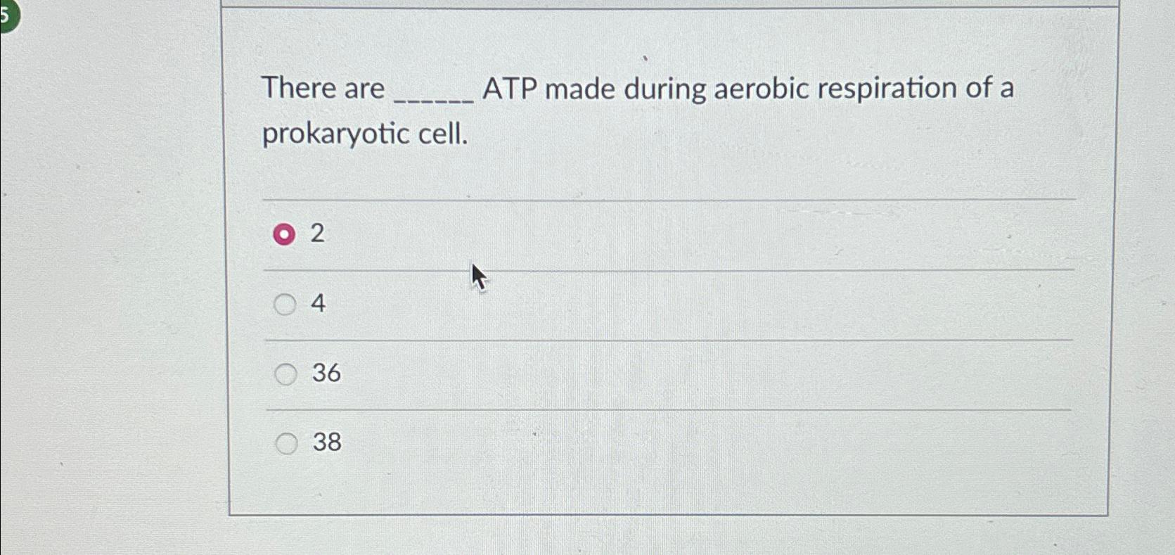Solved There are ATP made during aerobic respiration of a | Chegg.com