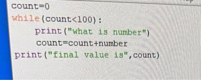 Solved count =0 While (count