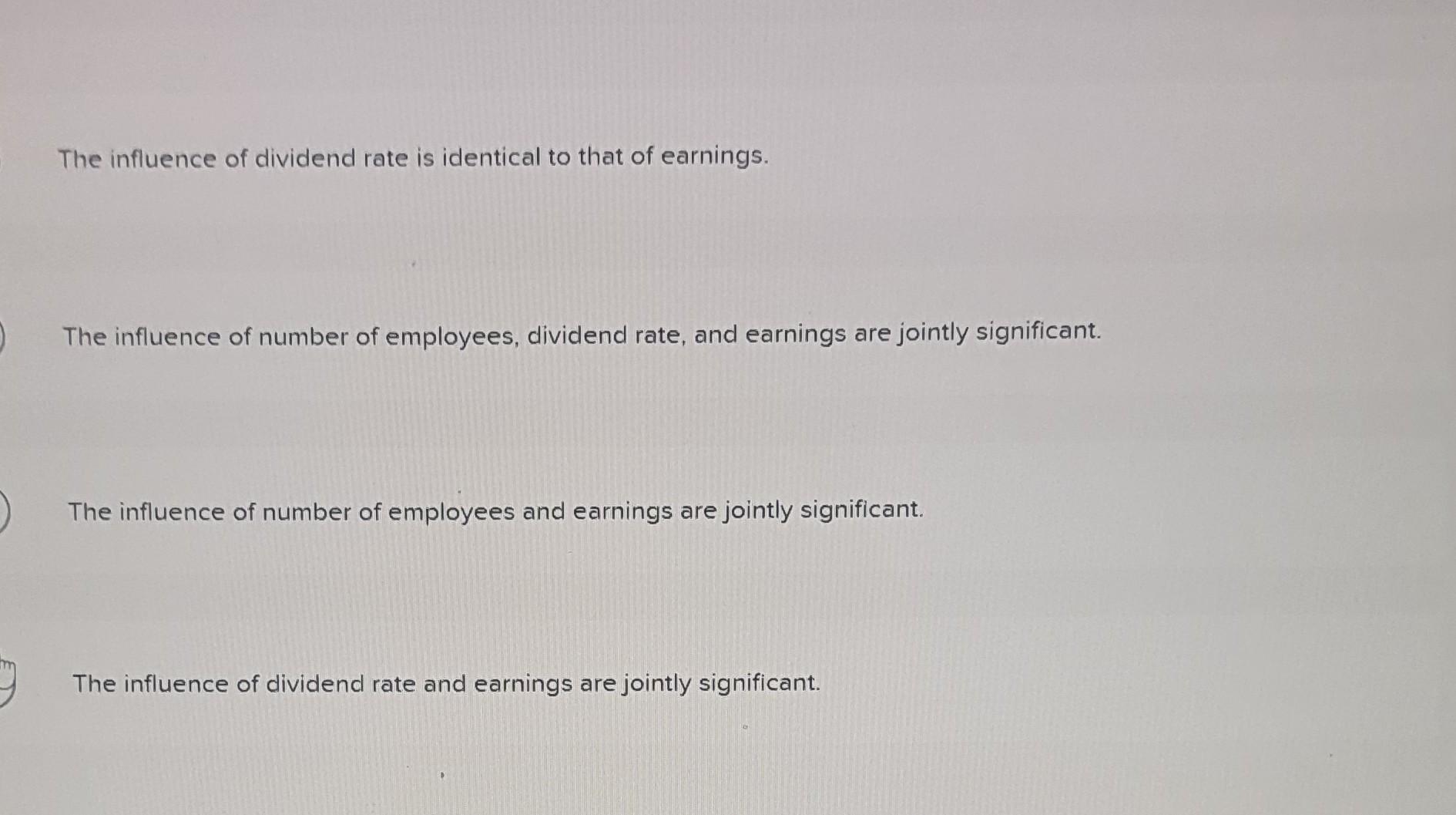 Solved A financial analyst considers three company-specific | Chegg.com