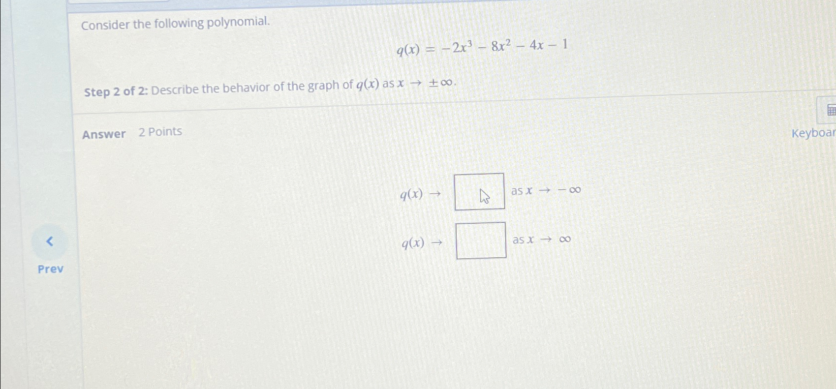 Solved Consider the following | Chegg.com