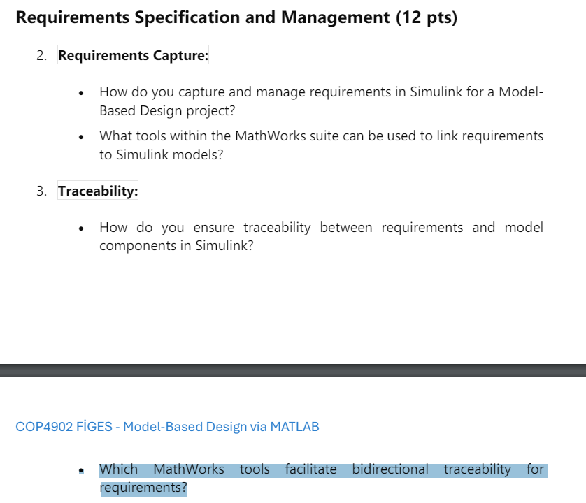 Solved Requirements Specification and Management (12 | Chegg.com