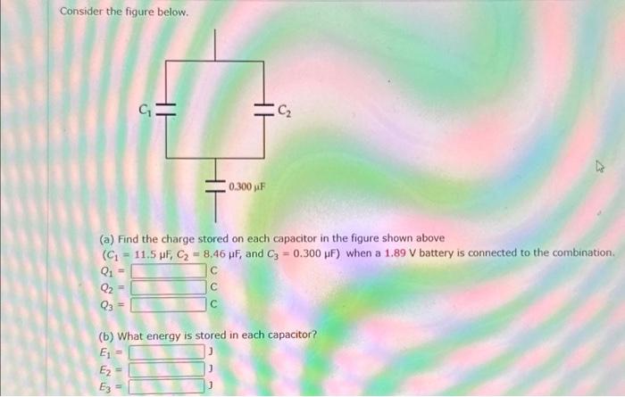 Solved Consider the figure below. (a) Find the charge stored | Chegg.com