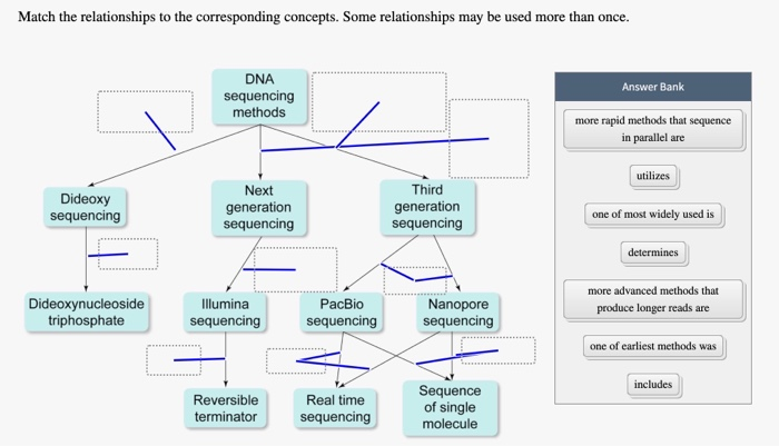 Solved Match the relationships to the corresponding | Chegg.com